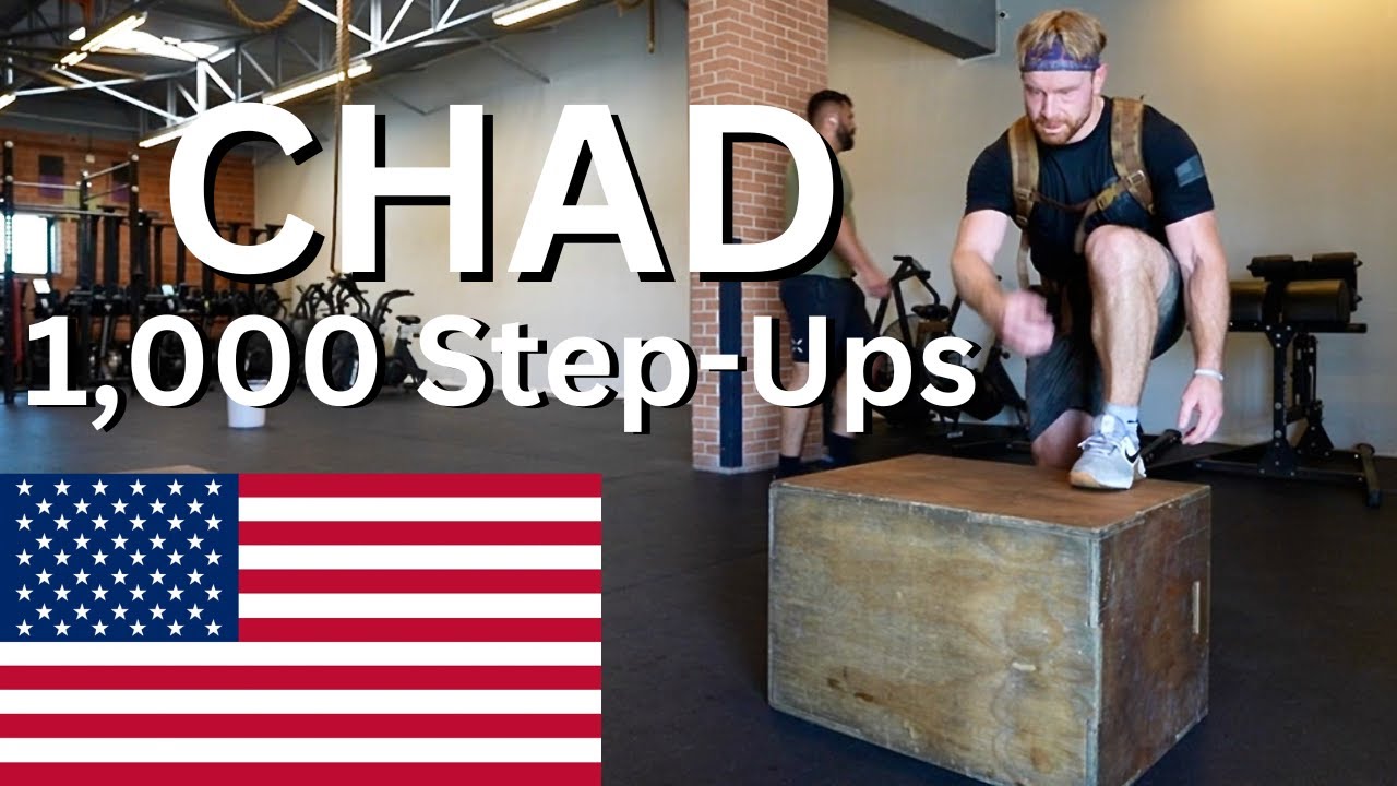 Veterans Day 'CHAD' 1000 Step-Ups | 45lb Ruck - YouTube