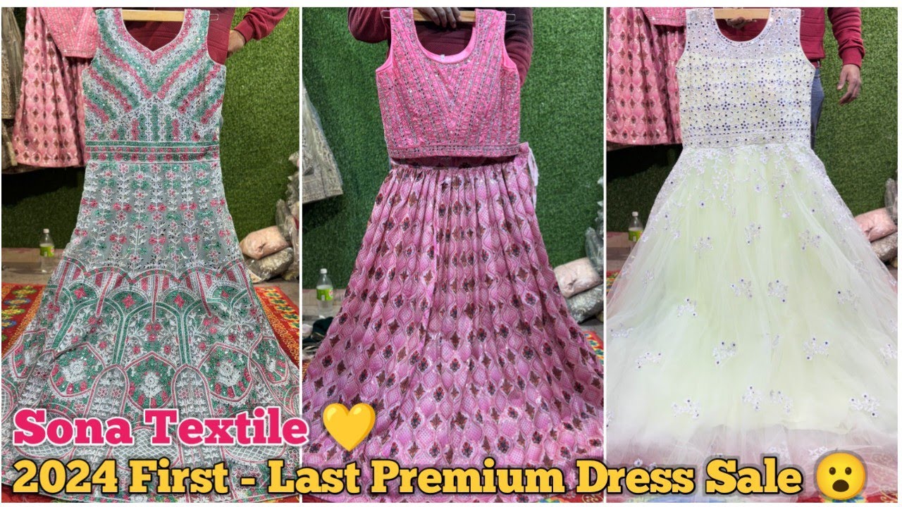 Sona Textile ! New Year 2024 First Premium Dresses Sale 😮 ! Flat 800 ...