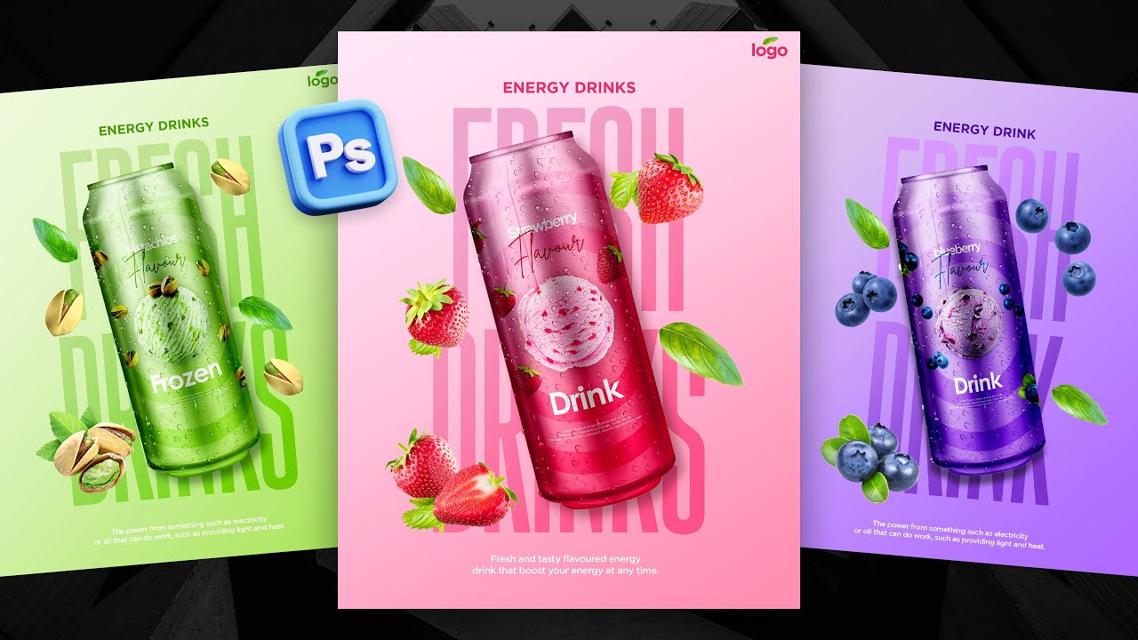 How to create mockup in Photoshop | Modern poster design idea - YouTube