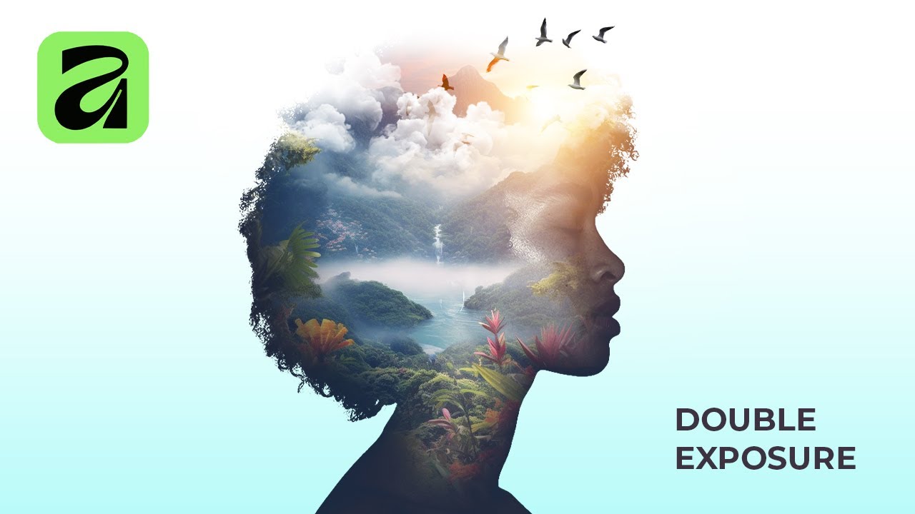 Create a double exposure Effect in Affinity by Canva. - YouTube