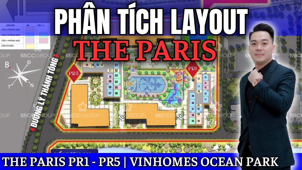 PHÂN TÍCH LAYOUT PR1 - PR5 | THE PARIS VINHOMES OCEAN PARK - YouTube