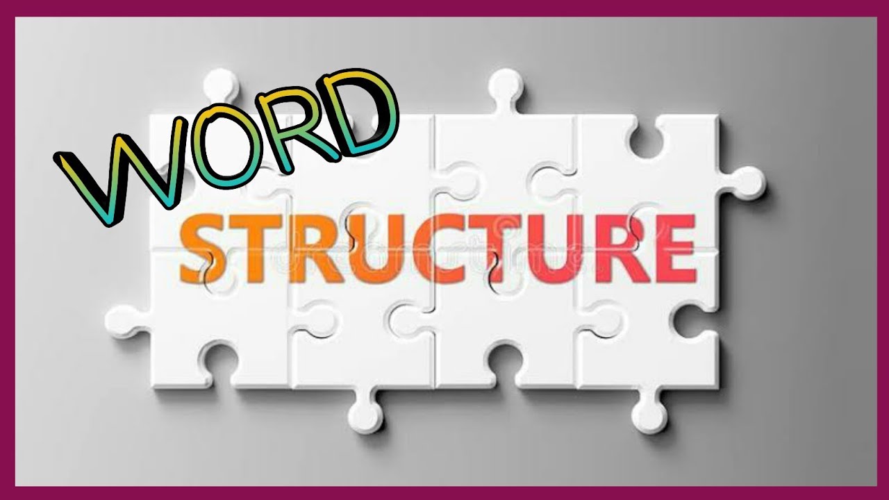 WORD STRUCTURE IN ENGLISH || Simply Elyza - YouTube