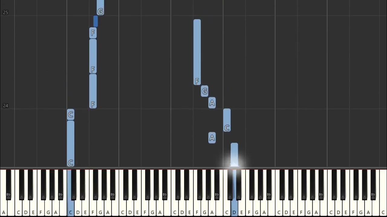 Nilsson Everybody's Talkin' Piano Tutorial Synthesia - YouTube