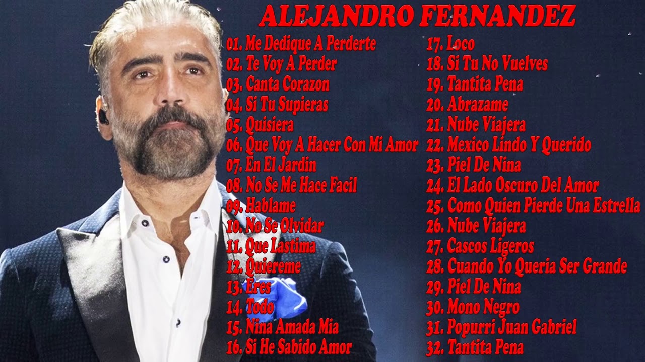 Alejandro Fernandez Lo Mejor De Lo Mejor Alejandro Fernandez Exitos