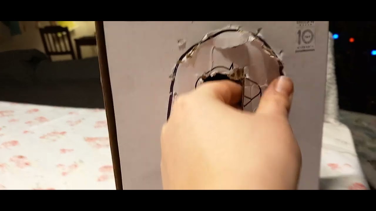 My new cardboard LG Direct Drive washing machine - YouTube