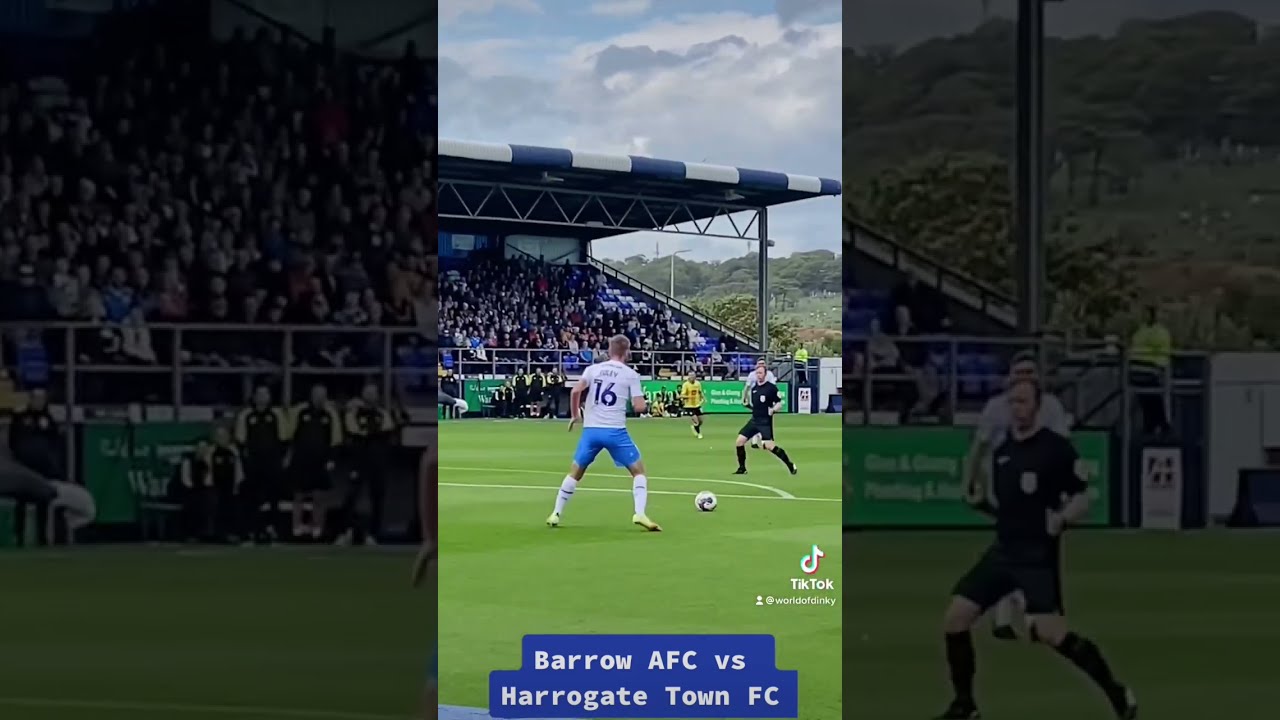 Barrow AFC vs Harrogate Town FC - YouTube