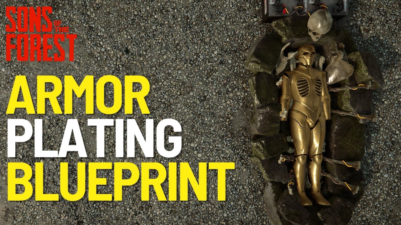 Armor Plating Blueprint Location In Sons of the Forest 1.0 2024 - YouTube