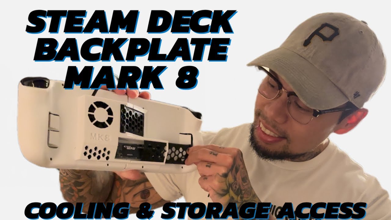 Steam Deck Backplate MOD - Cooling & Storage access - YouTube