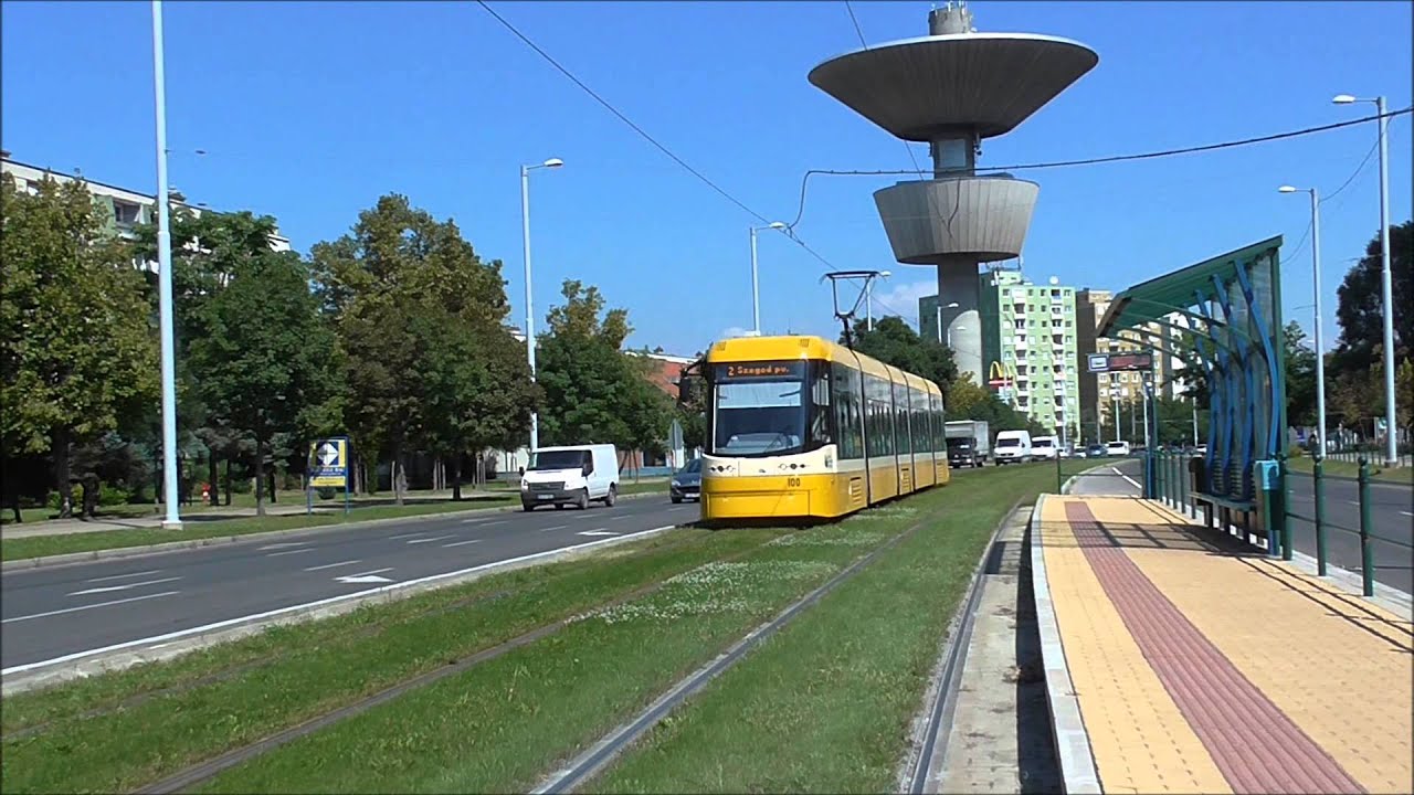 Pesa Swing trams in Szeged - YouTube