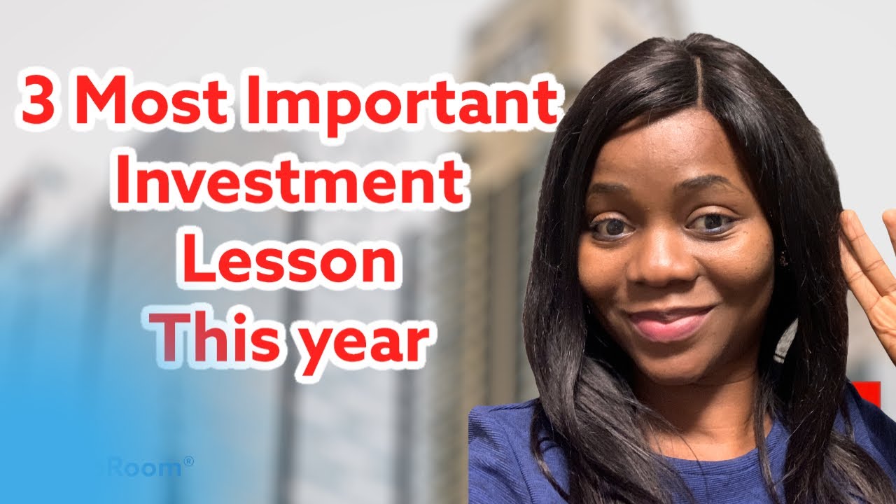 investment lessons for beginners | 3 important lessons I wished I did ...