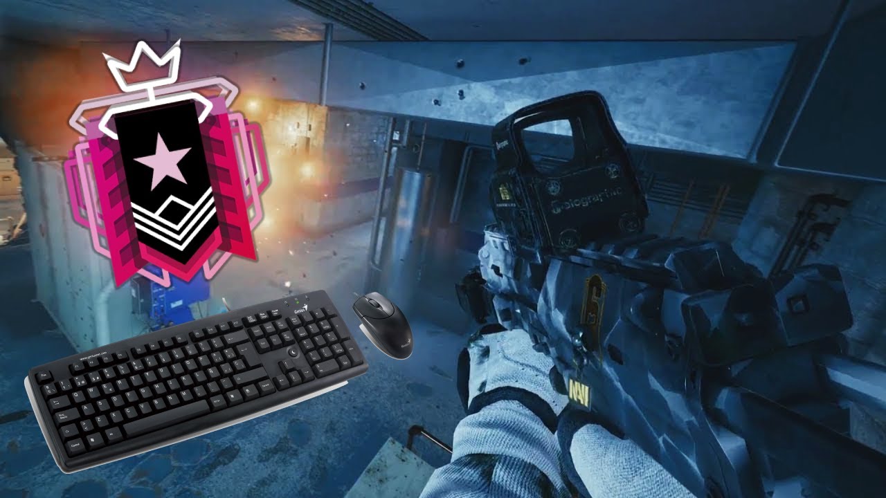 Controller Champ Tries Pc Rainbow Six Siege For The First Time - YouTube