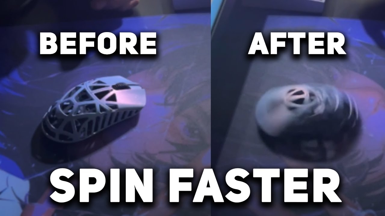 INSANE GlassPad Mouse Spin Trick - YouTube