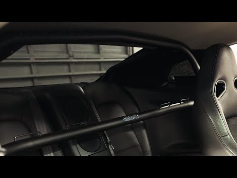Rampage Fab R35 GT-R Street Roll Bar install - YouTube