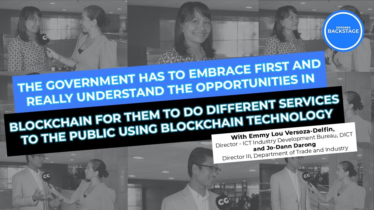 Educating the government on potentials of blockchain | Emmy Lou Delfin ...