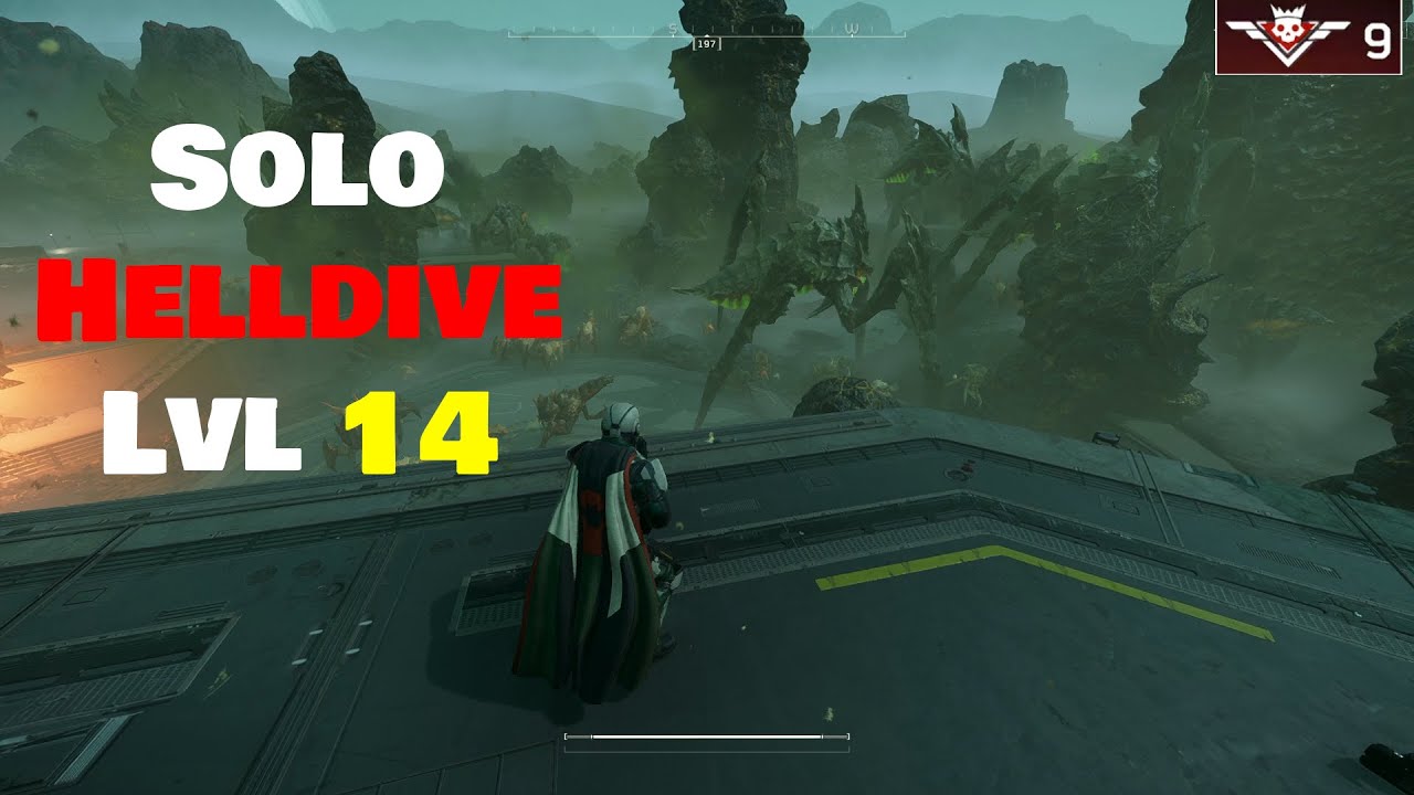 Helldivers 2 How the average HellDive goes for a lvl 14 (Solo) - YouTube