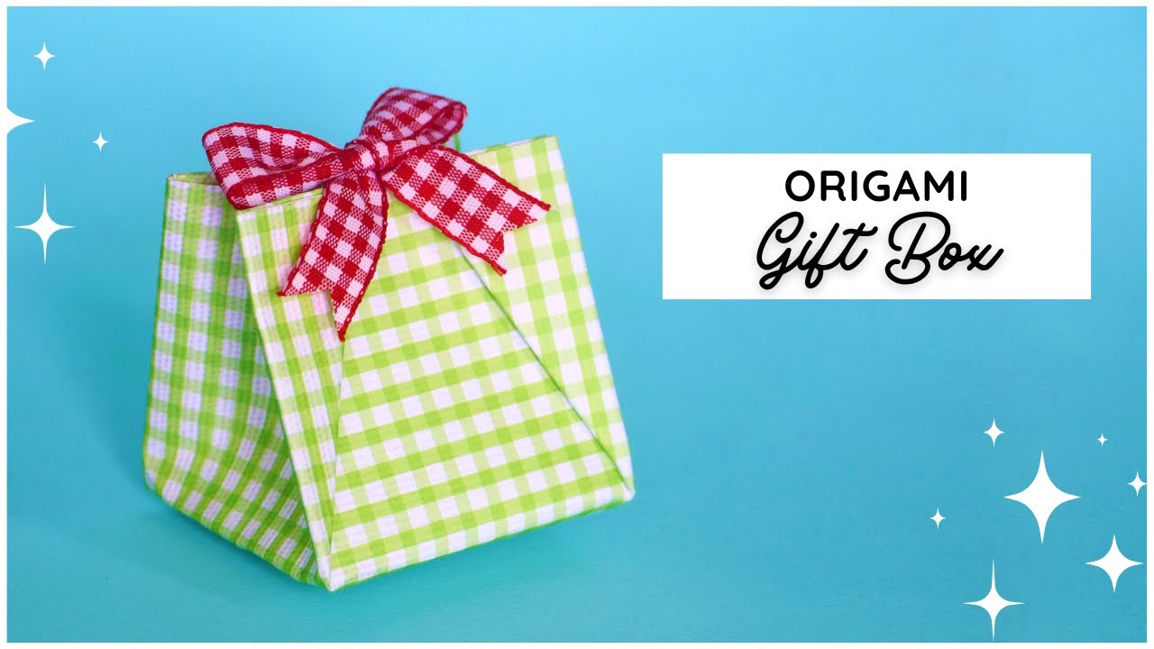 Origami Gift Box Tutorial | Christmas Gift Box - YouTube