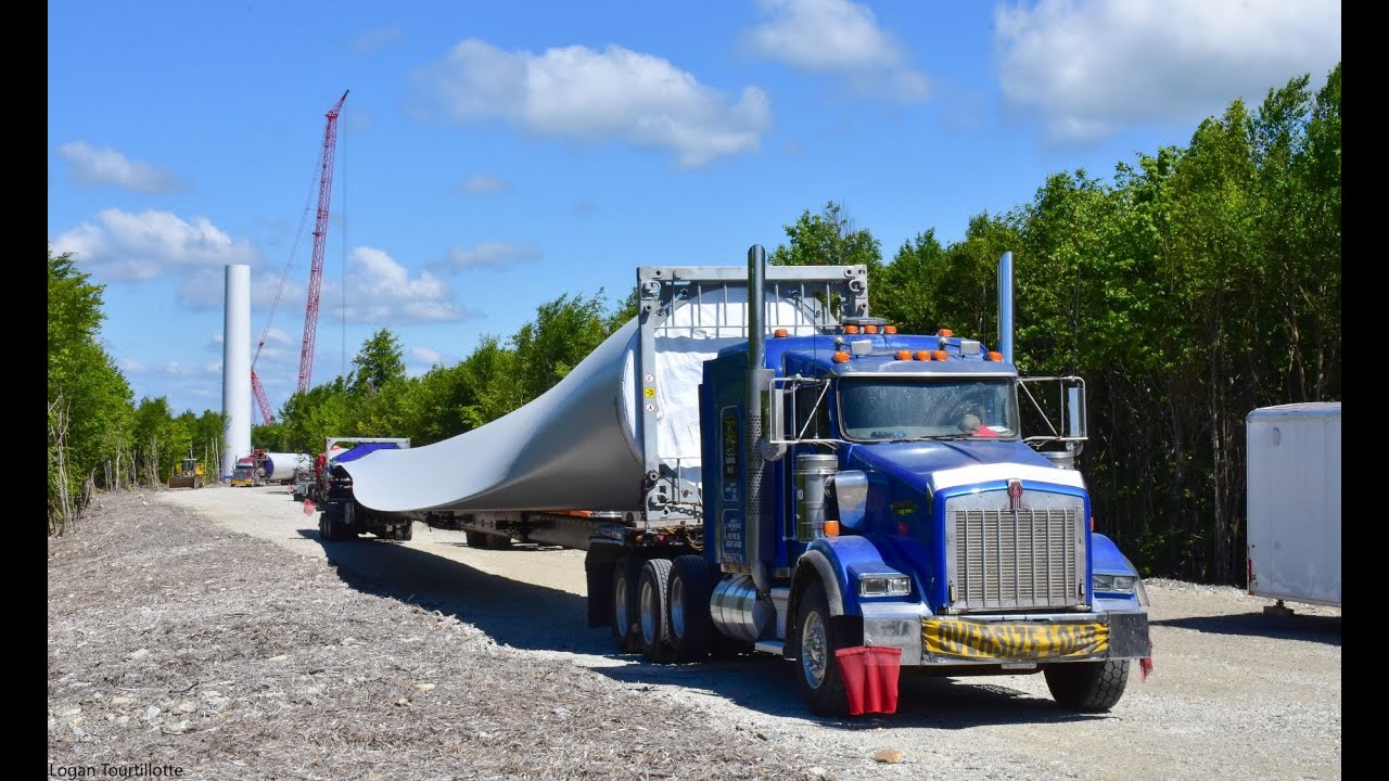 Wind Turbine Transportation and Delivery: Silver Maple Wind in Clifton ...
