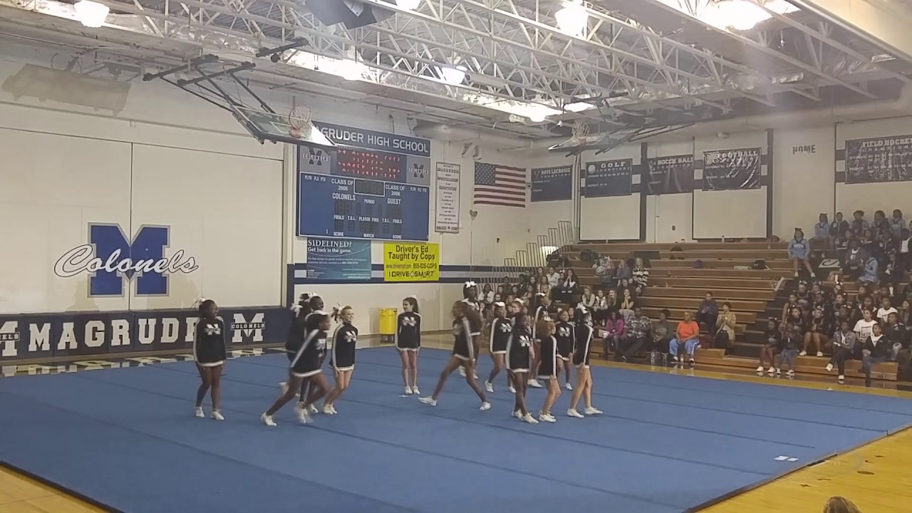 NWHS 2016 JV CHEER EXHIBITION - YouTube