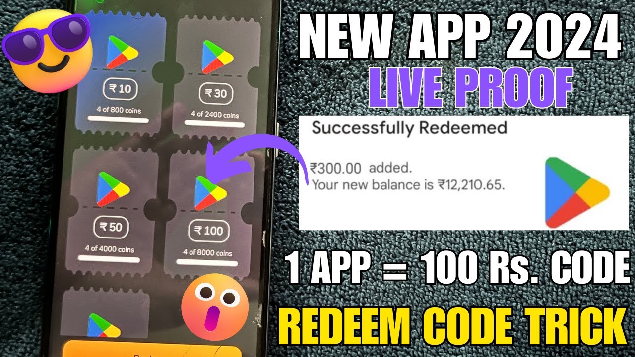 New Free Redeem Code App 2024 | Free Redeem Code Google Play | Free ...