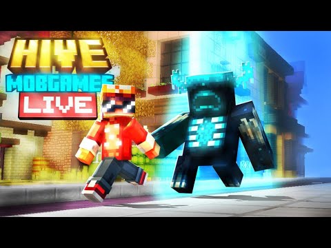 Hive's NEW Gamemode Mob Game and Bedwars/Skywars and Zeqa Rusty LIVE 🔴 ...