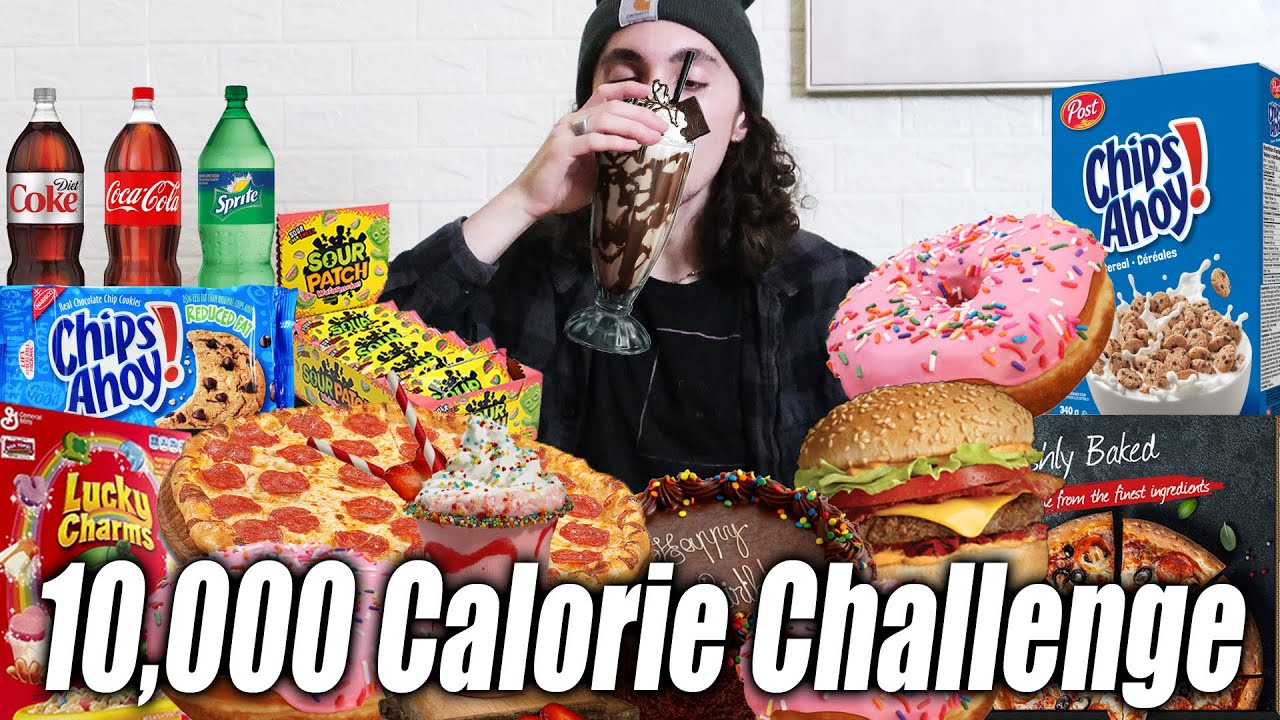 10,000 CALORIE CHALLENGE | EPIC CHEAT DAY - YouTube