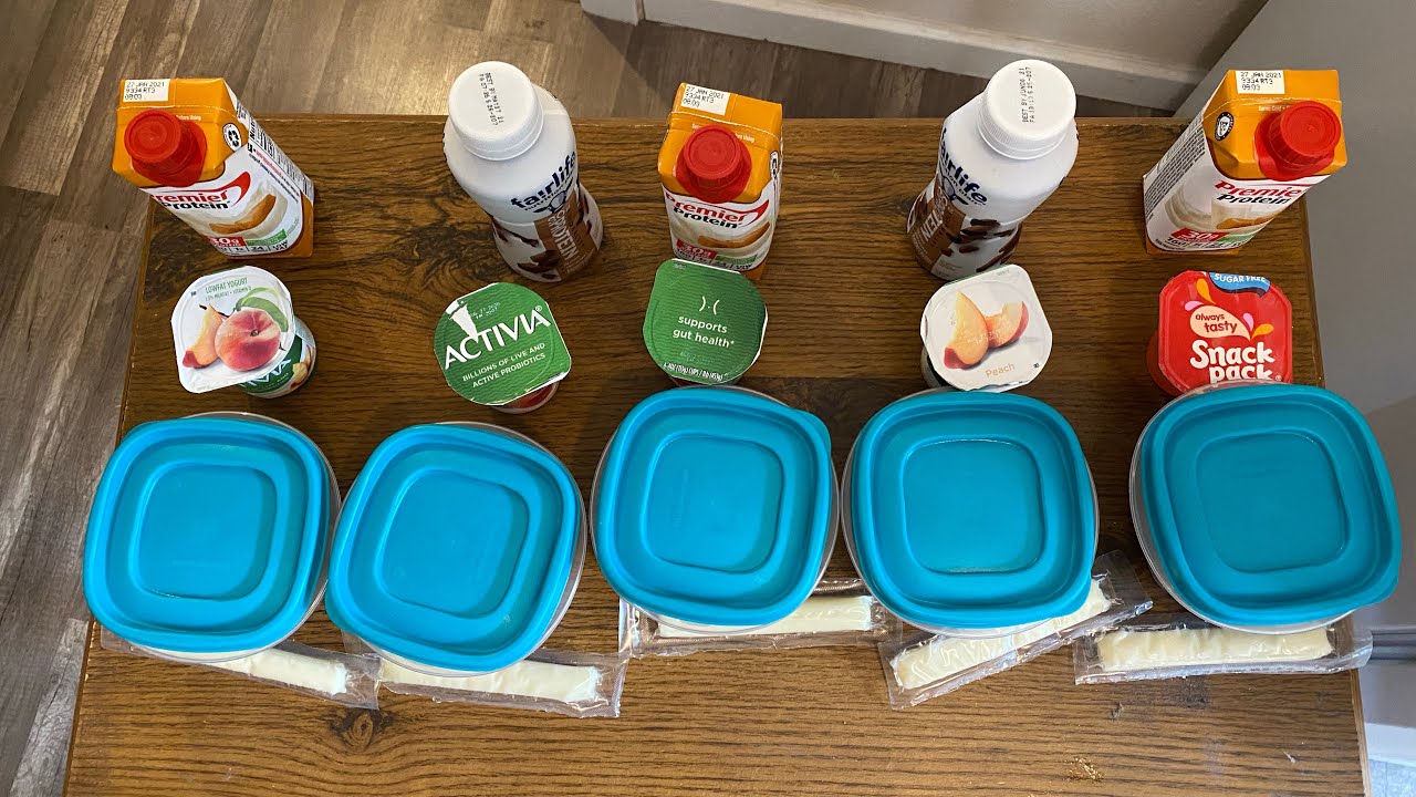 Meal prep 4 weeks postop - YouTube