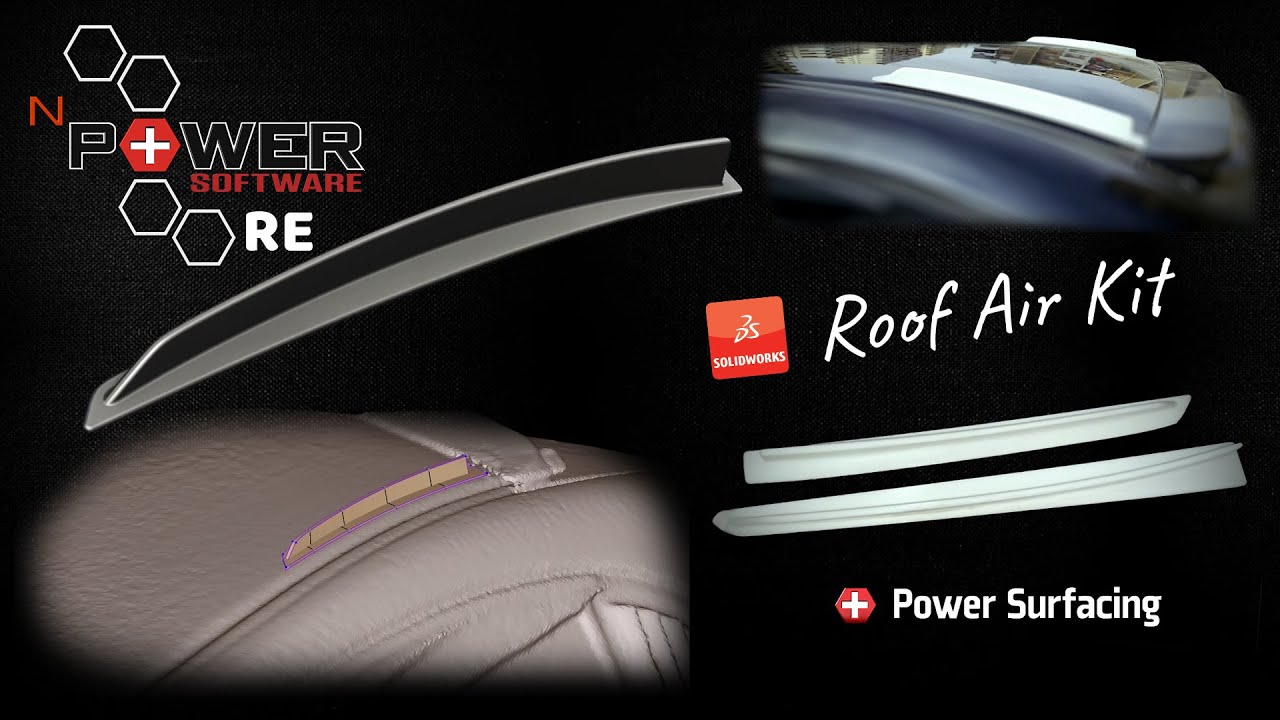 Reverse Engineering Aerodynamic Kit | Power Surfacing | SOLIDWORKS - YouTube