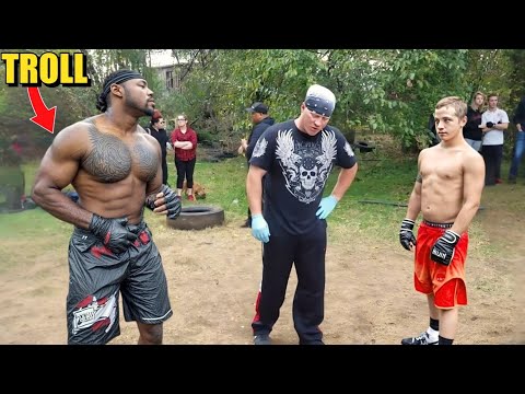 Sahte 'Zorlu Adamlar' Gerçek Dövüşçüler Tarafından Alçakgönüllü Yapıldığında