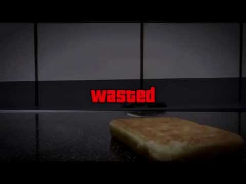 WAFFLE FALLING OVER WASTED