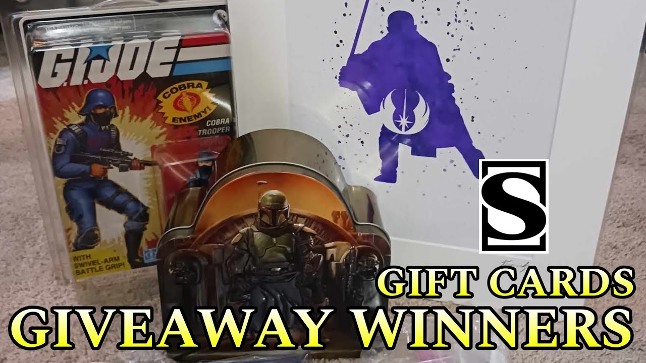 Geekin Out Winners Announcement | Sideshow Gift Cards | Star Wars | G.I. Joe Cobra Pack - YouTube