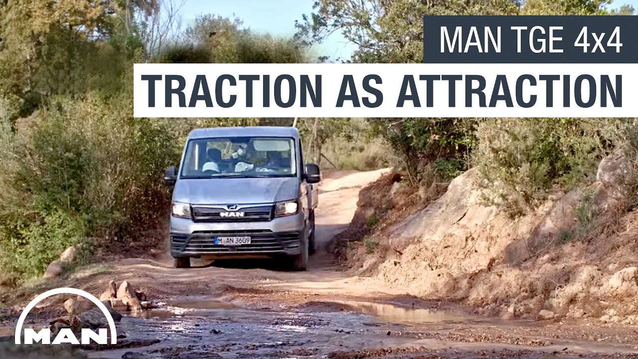 MAN TGE 4x4 – Makes Traction an Attraction | MAN Trucks & Bus - YouTube