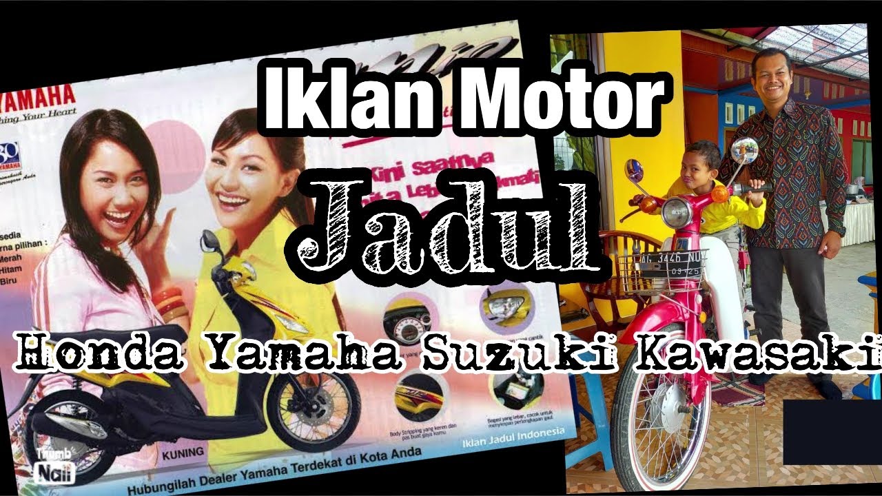 Iklan Motor Jadul Honda Yamaha Suzuki Kawasaki Sanex - YouTube