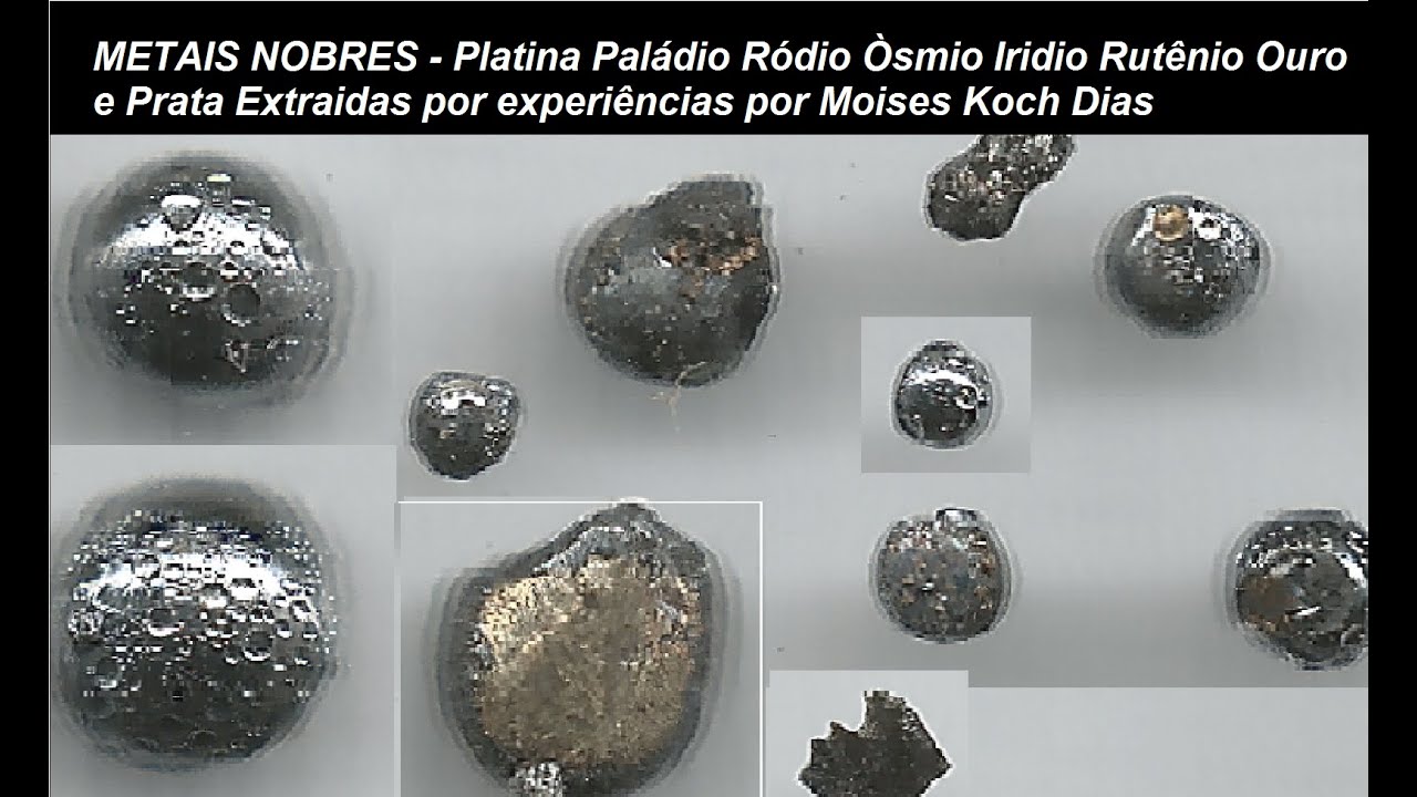 EXTRAÇÃO CASEIRA DE METAIS NOBRES Parte 1 - YouTube
