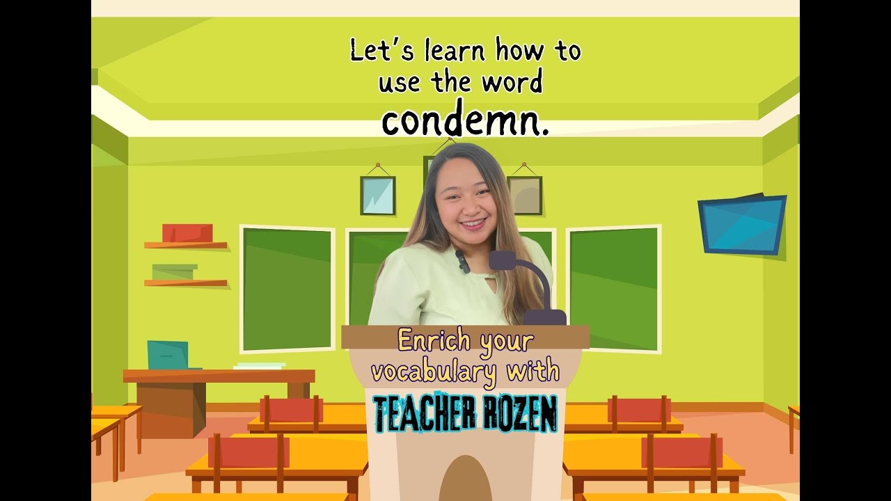 Learn how to use the word CONDEMN with Teacher Rozen! - YouTube