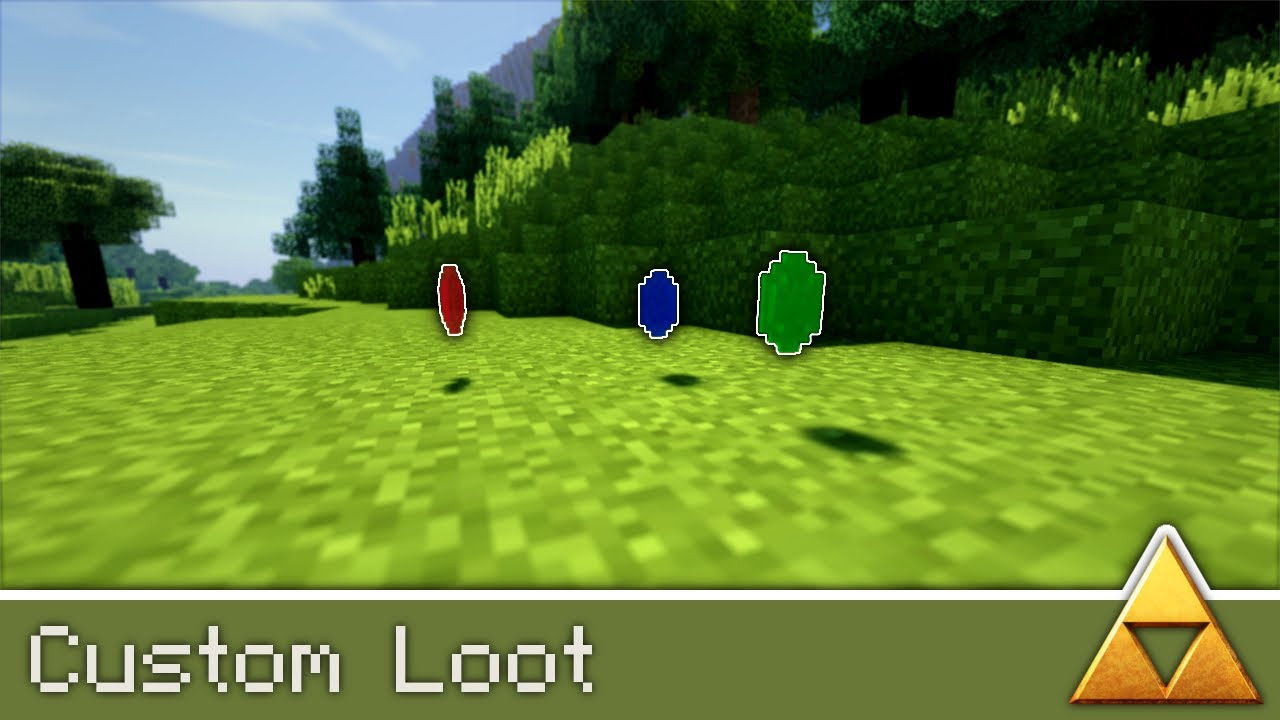 Custom Loot System | Minecraft #ProjectZelda [English] - YouTube