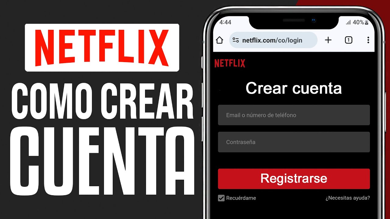 Cómo CREAR una CUENTA de NETFLIX (2025) Desde el Móvil - YouTube