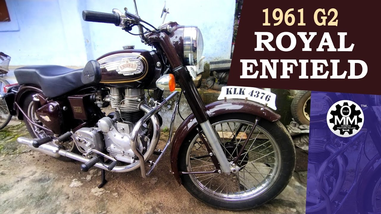 1961 VINTAGE ROYAL ENFIELD G2 BULLET 350 COOD START - YouTube