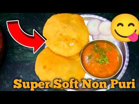Super Spongy Non Puri Recipe || With Yeast 😋 #tasty #recipe - YouTube