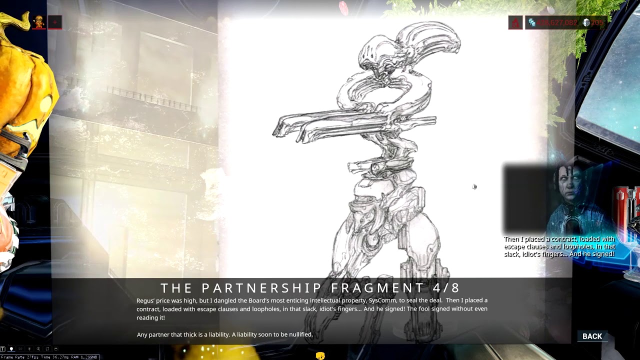 the partnership fragments (warframe codex entries) - YouTube