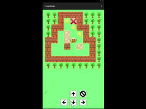 sokoban level 7 Solve Slowly - YouTube
