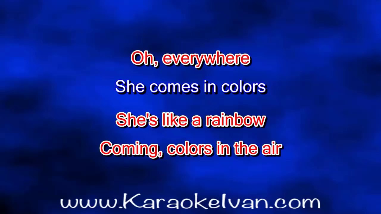 The Rolling Stones - Shes A Rainbow KARAOKE - YouTube