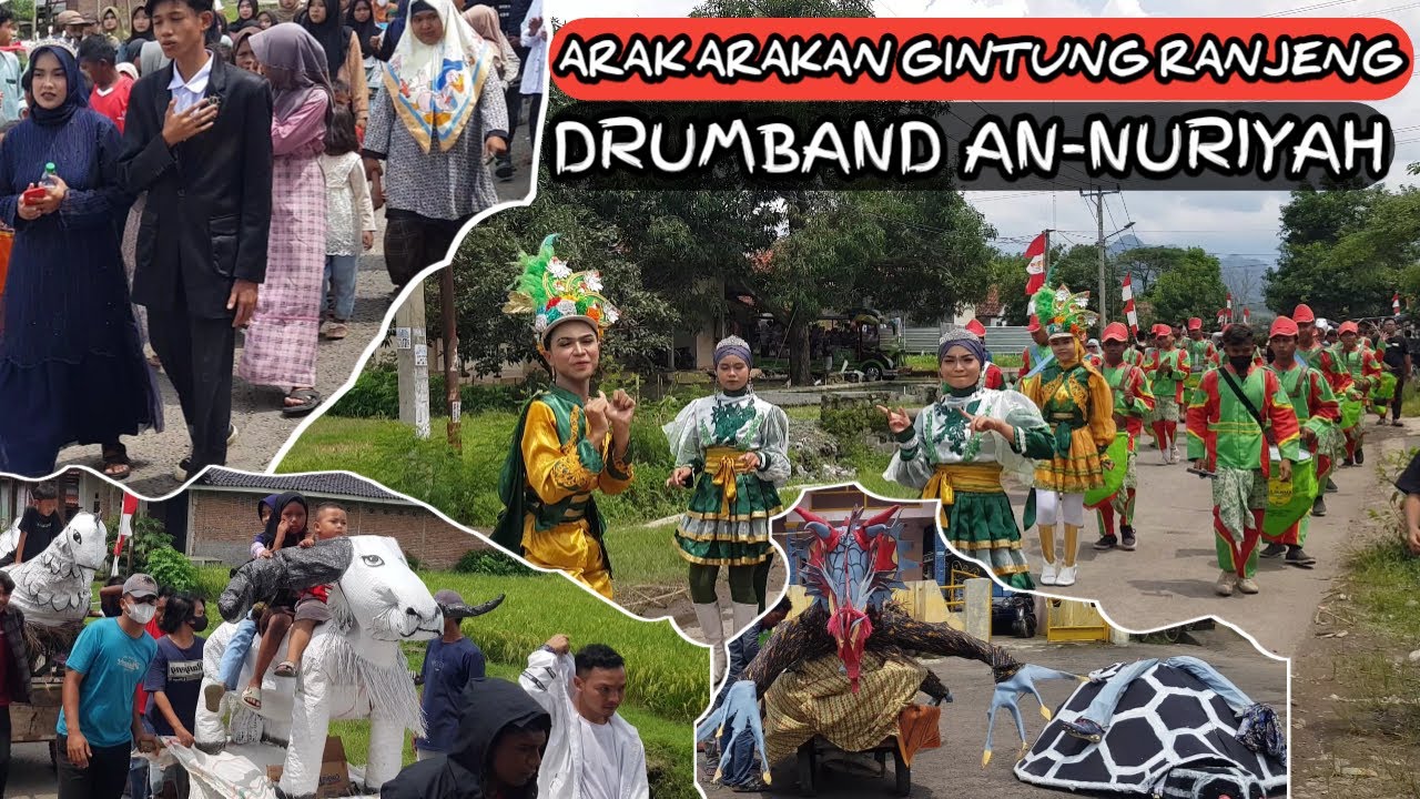 ARAK-ARAKAN GINTUNG RANJENG CIREBON ACARA RAJABAN MASJID HIDAYATUL ...