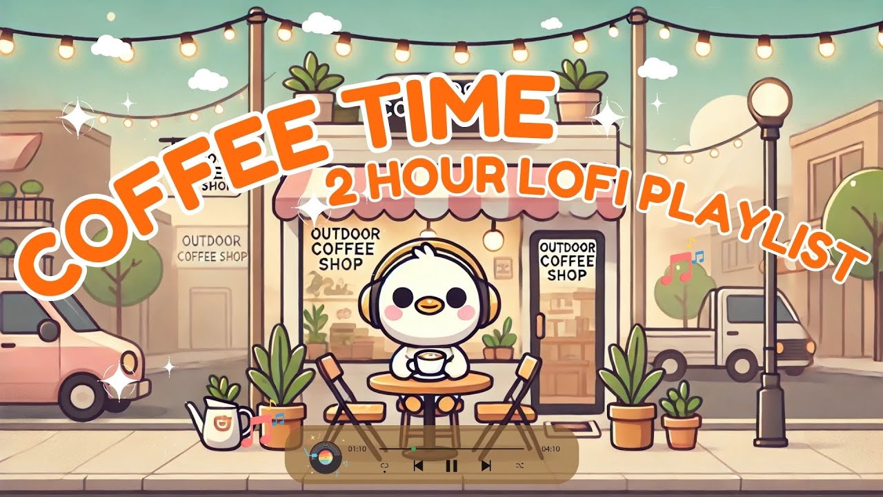 Cute Lo-Fi Music🎵2 Hour Cafe Song🍂Relax/ Chill / Study / Stress Relief ...