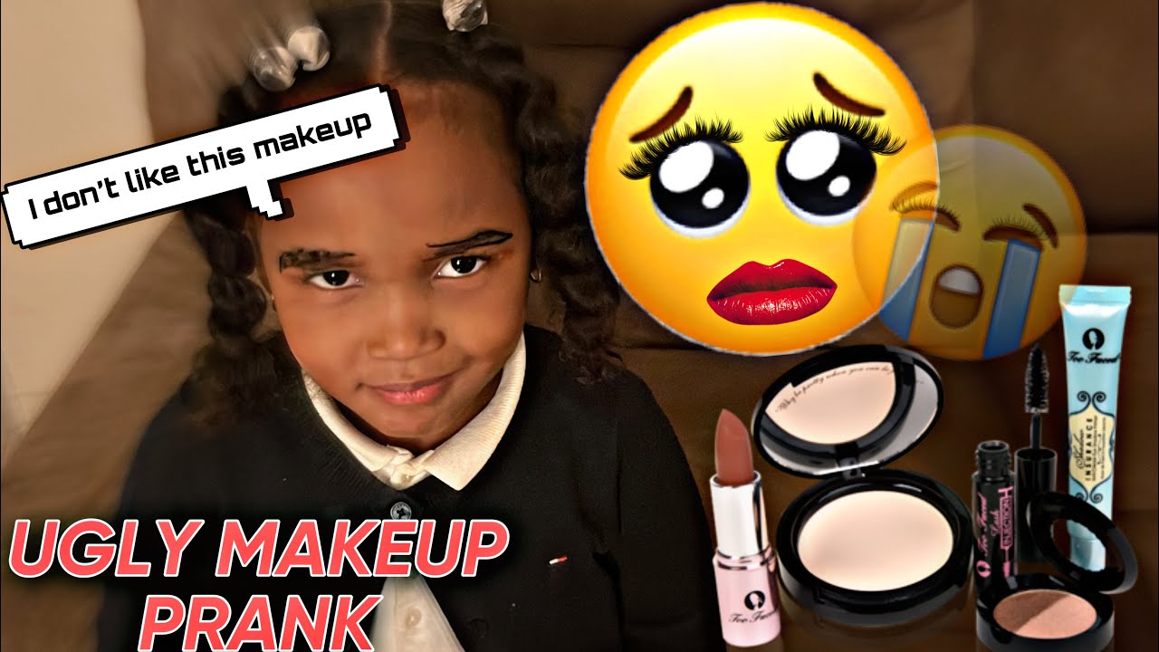 UGLY MAKEUP PRANK ON MY 5 YEAR OLD NIECE *GONE WRONG* - YouTube
