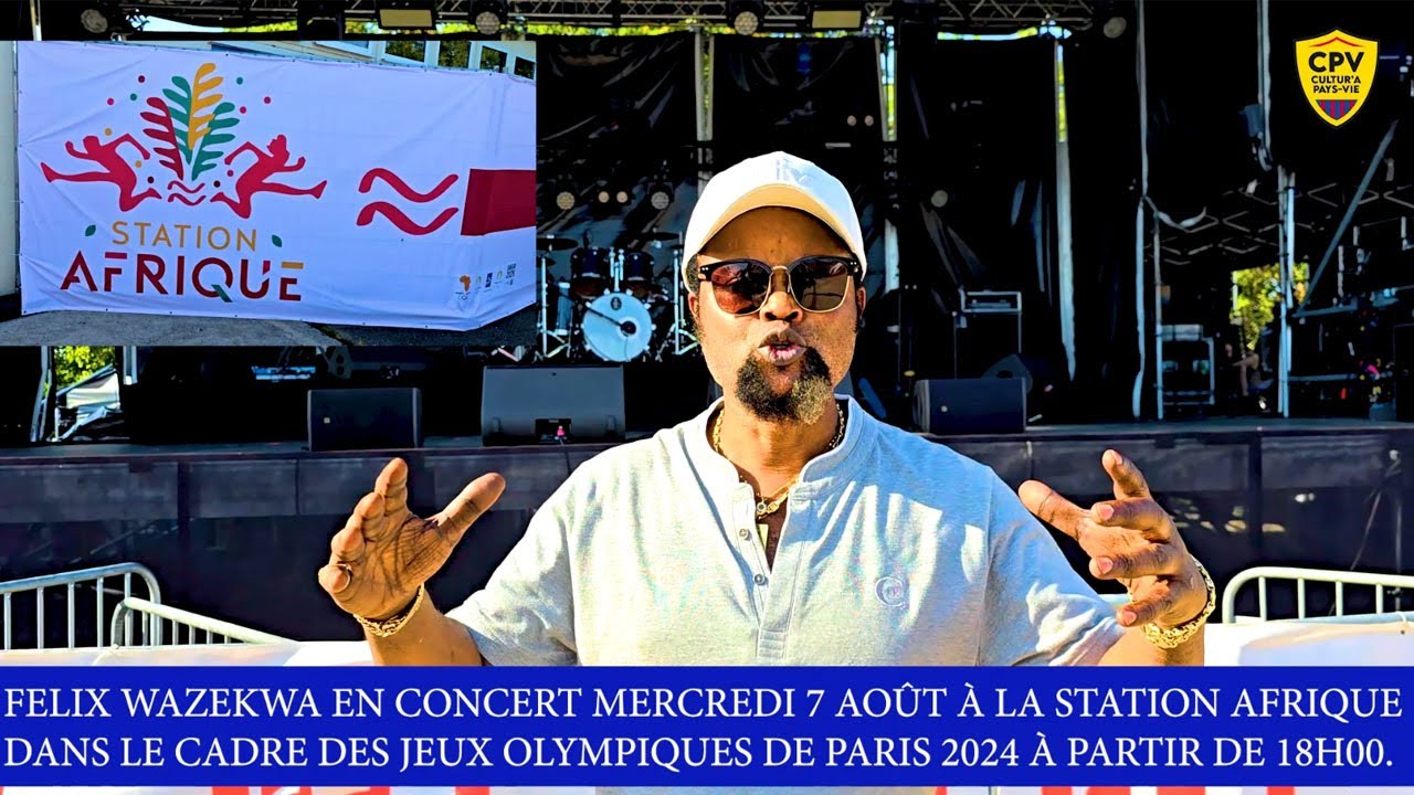 🟨 Félix Wazekwa en concert à Paris le 7 aout dans le cadre des Jeux ...