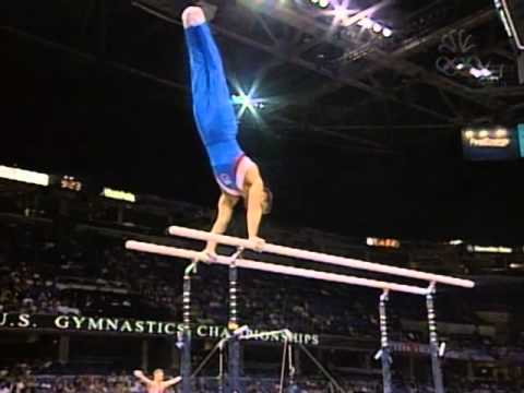 Sean Townsend - Parallel Bars - 2002 U.S. Gymnastics Championships - Men - Day 2