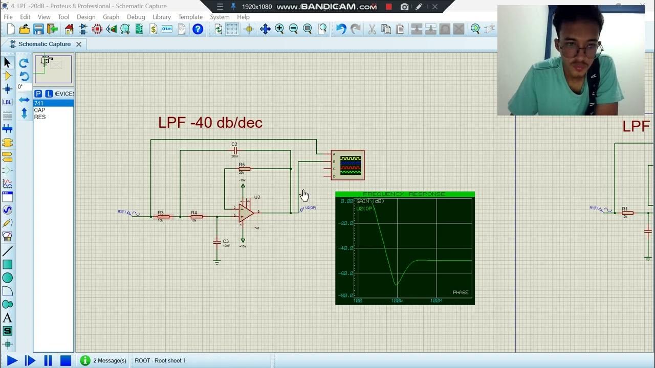 MODUL IV : LPF -40dB - YouTube
