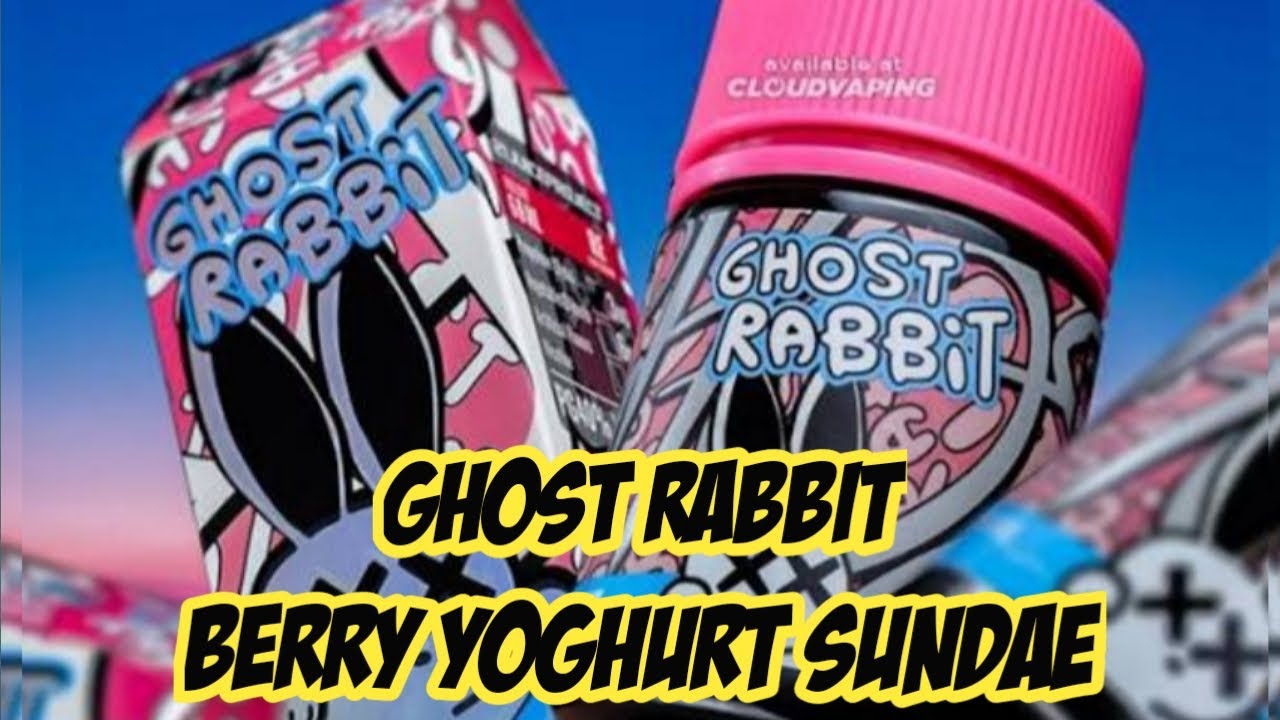 REVIEW LIQUID GHOST RABBIT BERRY YOGHURT SUNDAE!! - YouTube