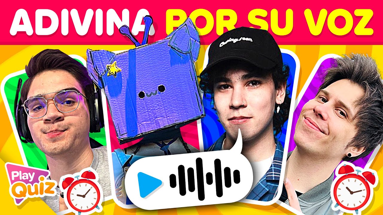 Adivina el Streamer por su Voz en 1 Segundo 🗣️⭐️ Quiz de Streamers ...