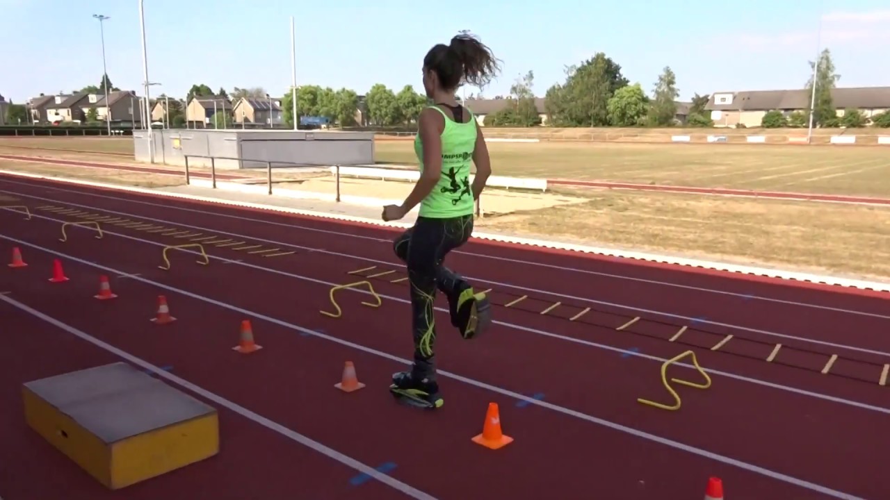 Jump Circuit Training op Kangoo Jumps (JUMPSPORT.NL) - YouTube